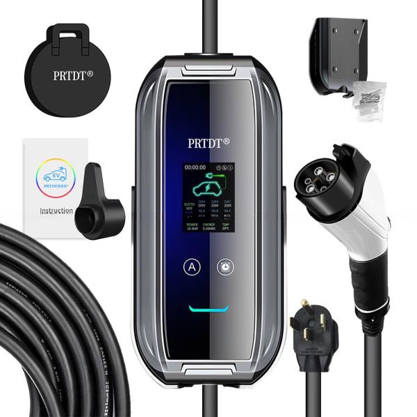Quality PRTDT Type 2 to SCHUKO EV Charger 10A/13A/16A 3.6KW Mode 2 Charging Cable for Electric Vehicle for sale