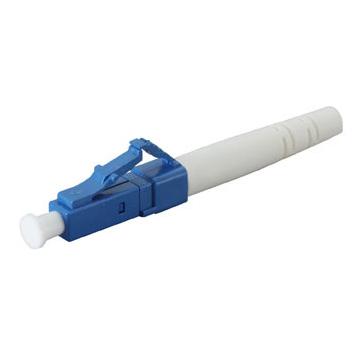 Quality CATV Simplex Multimode LC optical fiber connector Beige Housing for sale