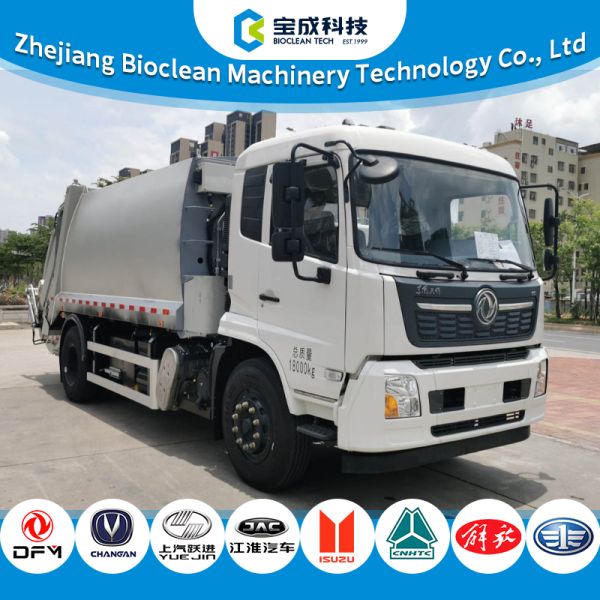 Quality Total 18000KG Waste Compactor Vehicle Waste Collection Truck Dongfeng Brand for sale