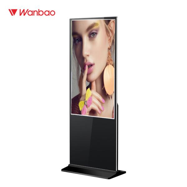 Quality Touch Screen Floor Standing LCD Advertising Player 55" Standalone Digital for sale