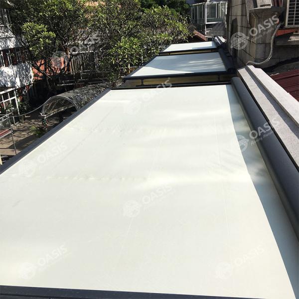 Quality House Patio Electric Sunshade Awning With Dickson Fabric Saulenda Spanish Fabric for sale