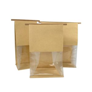 Quality Tin Tie Toast Bag Full Recyclable Packaging Bag Biodegradable Bread Bags for sale