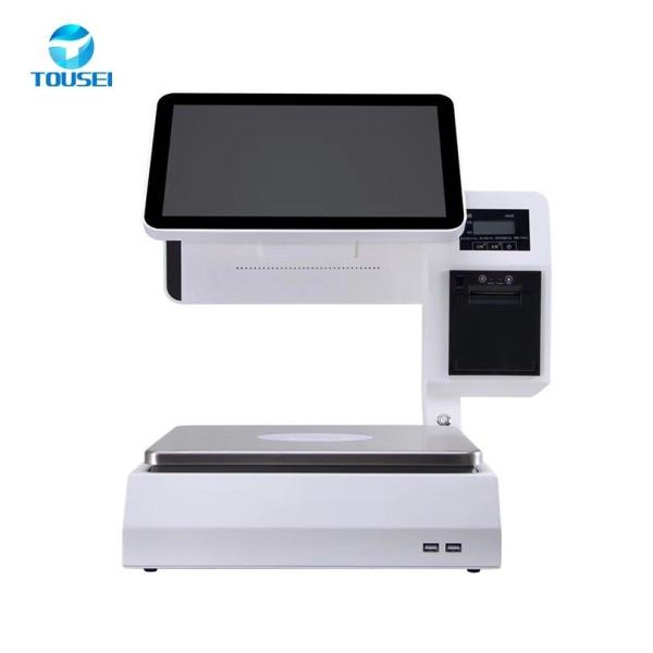 Quality All In One Android POS Device Terminal Machine Cashier Electric Scales for sale