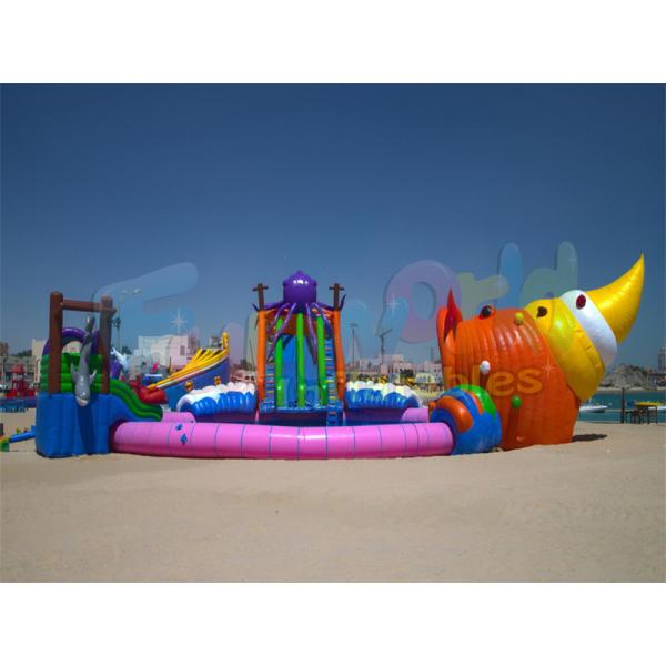 Quality Gorilla Water Wonderland Inflatable Water Theme Park Air Tight for sale