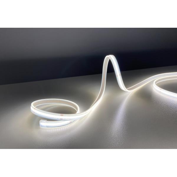 Quality Smooth Dotless Led Strip Fexible cob Strip Light Silicon Sleeved IP65 for sale