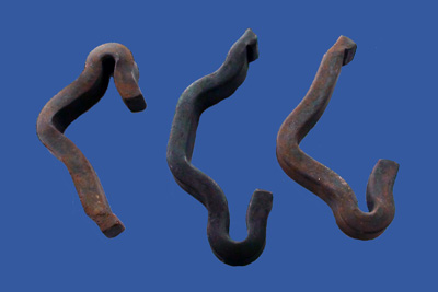 Black 60Si2Mn Steel Rail Anchors / Section Bar heat - treated For Railroad