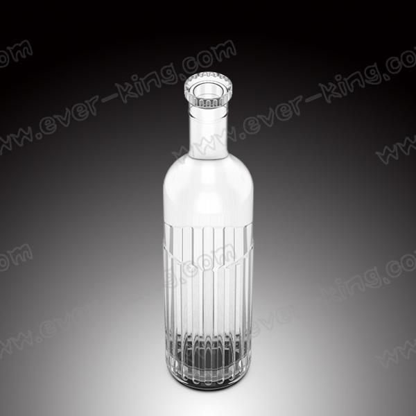 Quality Frosting Surface 700ml Single Glass Bottle For Liquor for sale