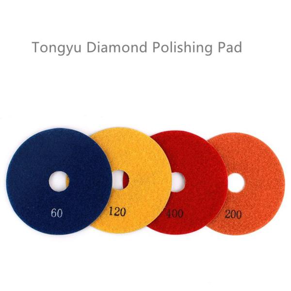 Quality Round Electroplated Diamond Tools , 100mm Diamond Sanding Pads For Glass for sale