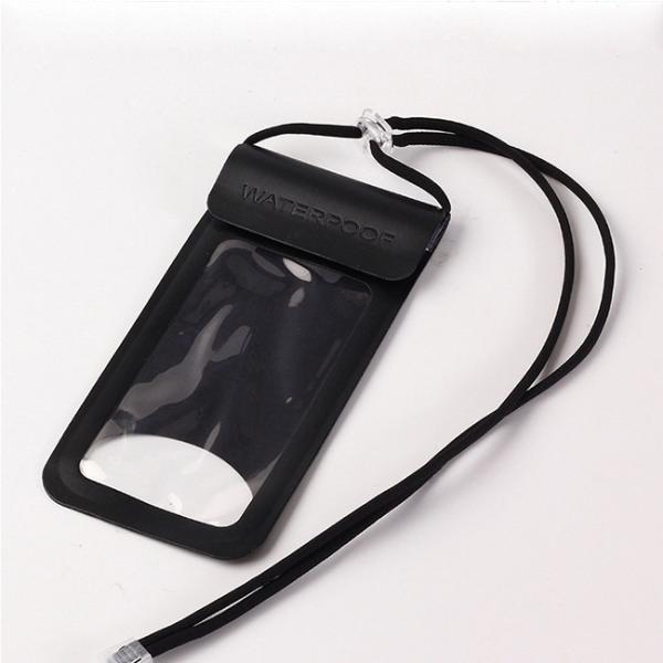 Quality Humanity Design Waterproof Cell Phone Pouch , TPU Transparent Phone Pouch for sale