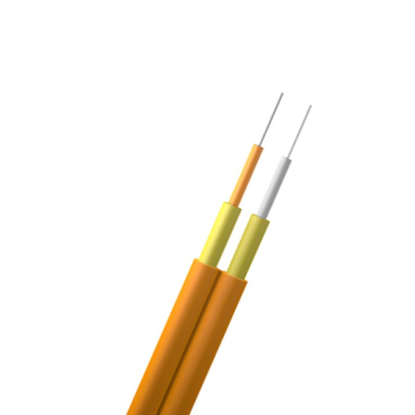Quality Duplex Zipcord Fiber Optic Cable Singlemode Multimode For Data Communication ZCC GJFJV-2F for sale