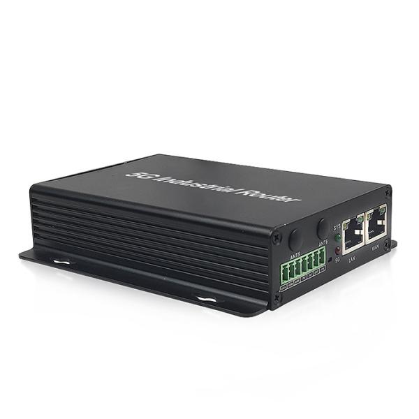 Quality Practical Black Industrial Modem Router 1000Mbps 2 Gigabit Ports for sale