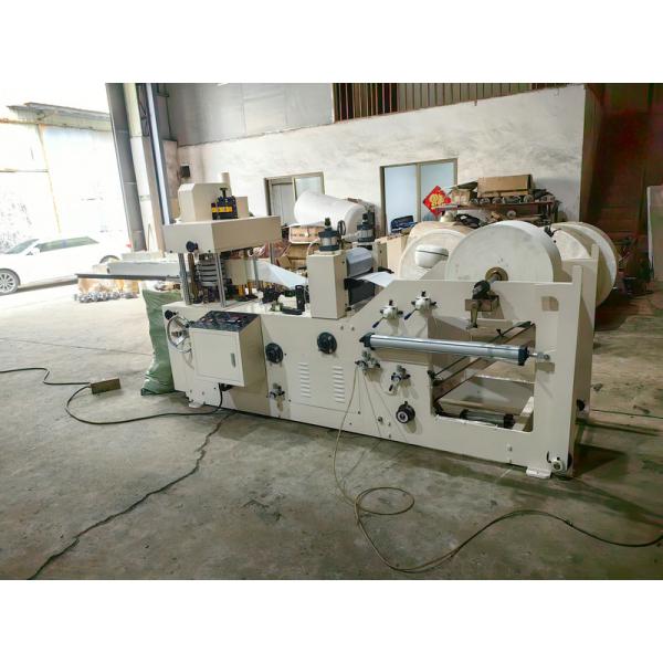 Quality 200m/Min Square Table Napkin Tissue Paper Making Machine 1/4 Fold for sale