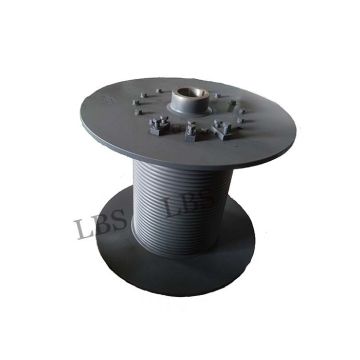 Quality 5 Layers Wire Rope Winch Drum Comply With GOST Left Rotation Direction for sale