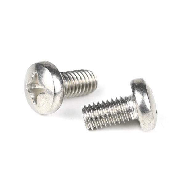 Quality 100% QC Tested SUS304 M6 Truss Head Phillips 12mm Pan Head Machine Screw For Gas for sale