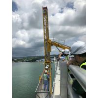 Quality Durable Yellow Color Lightweight Bridge Snooper Truck Good Perfermance CCC for sale