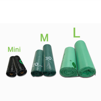 Quality Flexo Printing Clear Printing Bags Biodegradable Plastic Trash Bags for for sale