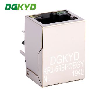 Quality POE power supply RJ45 connection socket 100Mbps Ethernet cable crystal head for sale