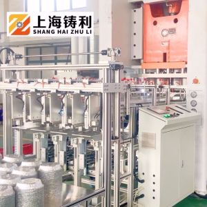 Quality Schneider Electric SMC Pneumatic 24KW Foil Container Making Machine For for sale