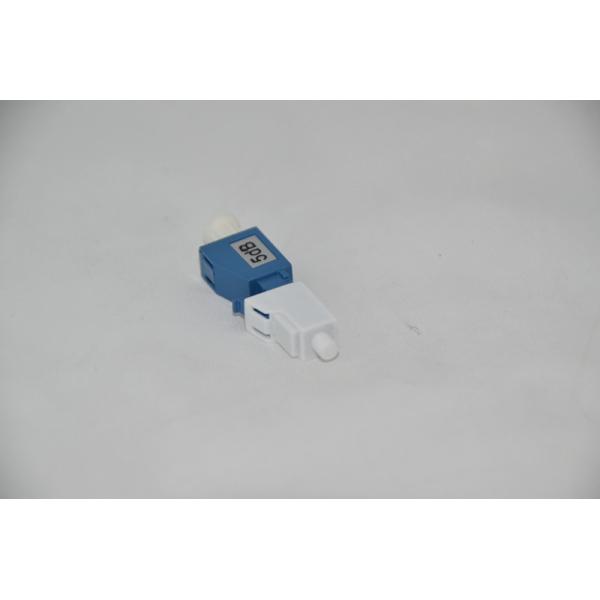 Quality LC UPC Fixed Fiber Optic Attenuator Precision Ceramic Ferrule Plastic Material for sale