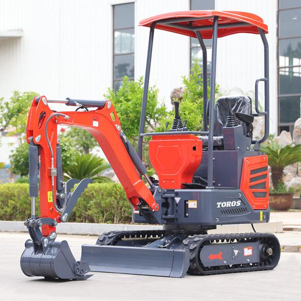 Quality CE Certified Small Tracked Excavator 1200kg Mini Excavation Equipment for sale