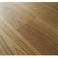 Quality 190mm single plank Burma Teak Engineered Hardwood Flooring, natural color for sale