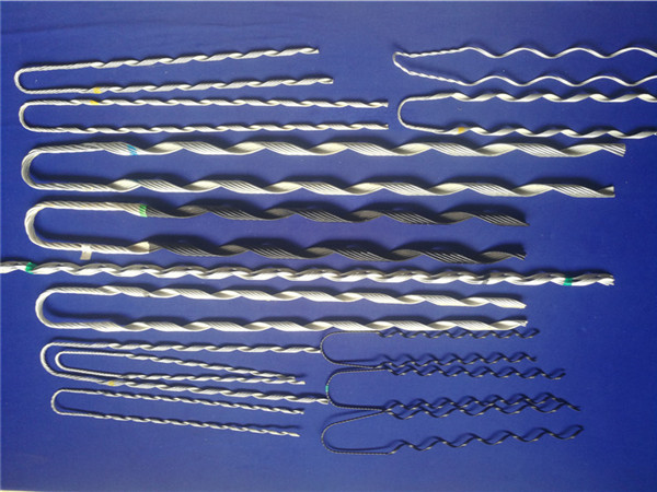 Quality 7/16" 0.8kg Galvanized Wire Preformed Guy Grip Dead End for sale