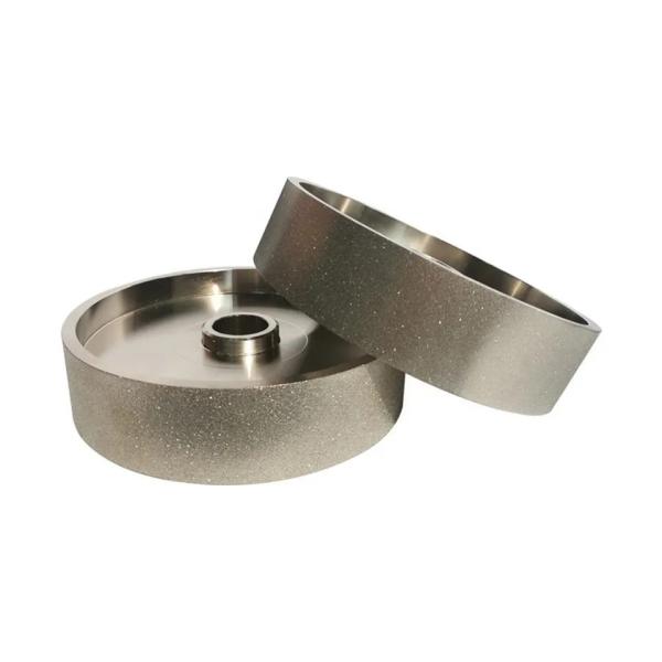 Quality Electroplating Wood Grinding Wheel Metal Grit Silver Customized for sale