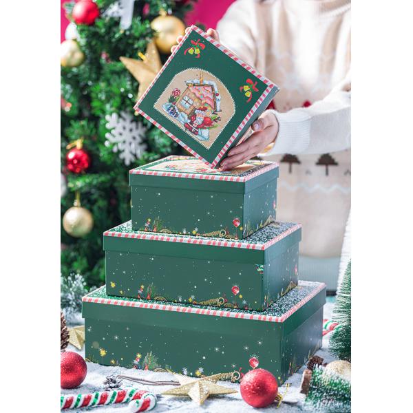 Quality Stacking Gift Holographic Recycled Packaging Box Magnetic Closure for sale