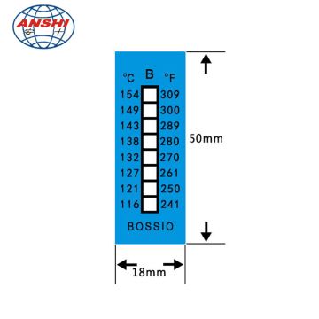 Quality Instant Read Oem Temperature Measuring Strips 37-65c 99-149f Fast Red Indicator for sale