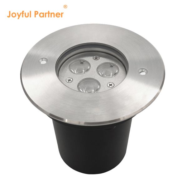 Quality Inground LED Outdoor Light DIA108MM 3000k Warm White Recessed In Ground IP67 Rated for sale
