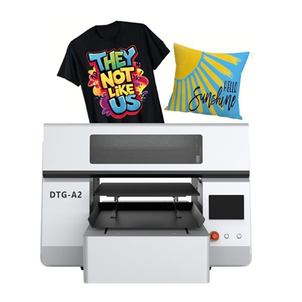 Quality Doule Station DTG Printer A2 Format Industrial Direct to Garment Textile Machine for sale