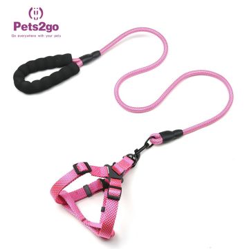 Quality L Size Heavyduty Nylon Reflective Belt Rope Dog Leash for sale