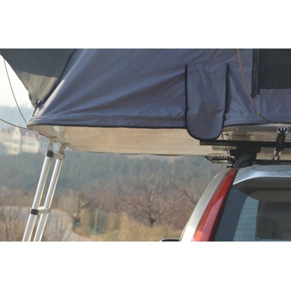 Quality Newest Glass Fiber Reinforced Roof Top Fabric Tent with Hard Shell Nice Made in for sale