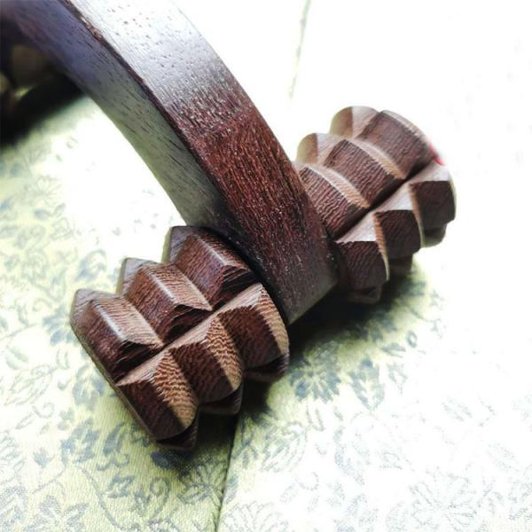 Quality Handheld Wooden 4 Wheels Rollers Massager Your Ultimate Cellulite Removal for sale