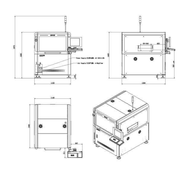 Quality GKG GSK SMT Stencil Printer for high-speed printing for sale