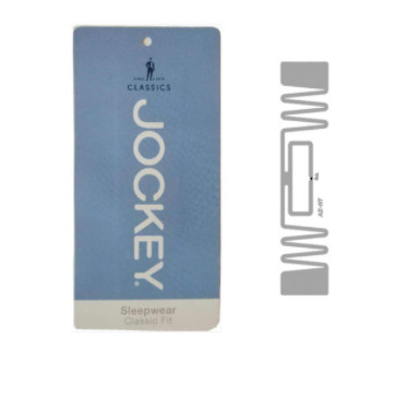 Quality 100x50mm UHF RFID Clothing Labels RFID Passive 8 Meter Reading Range for sale