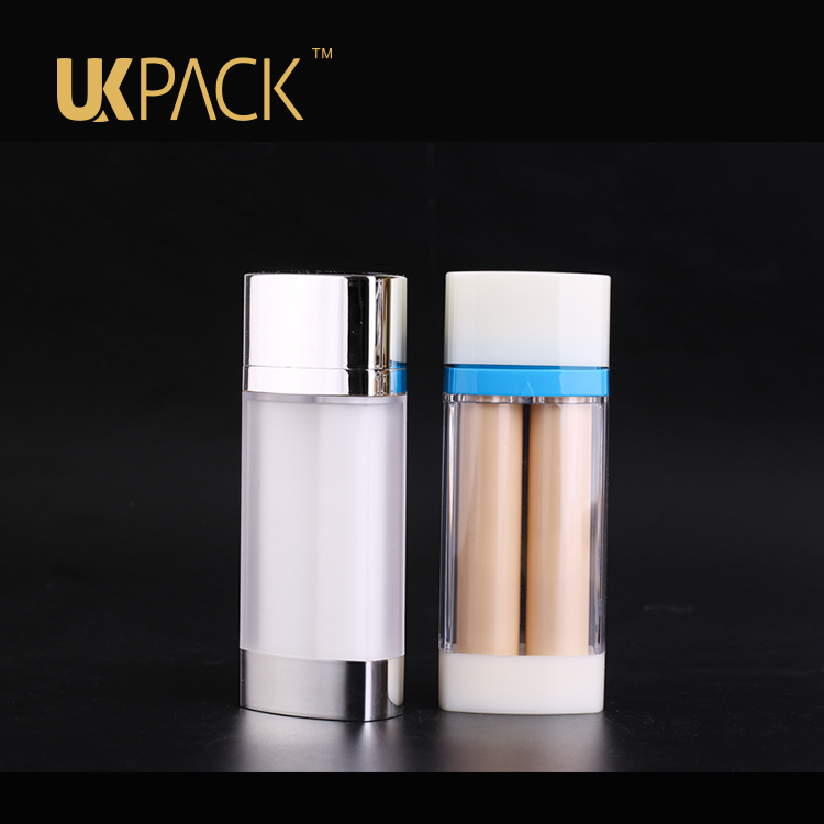 Double inner bottle airless AS luxury Cosmetic bottle