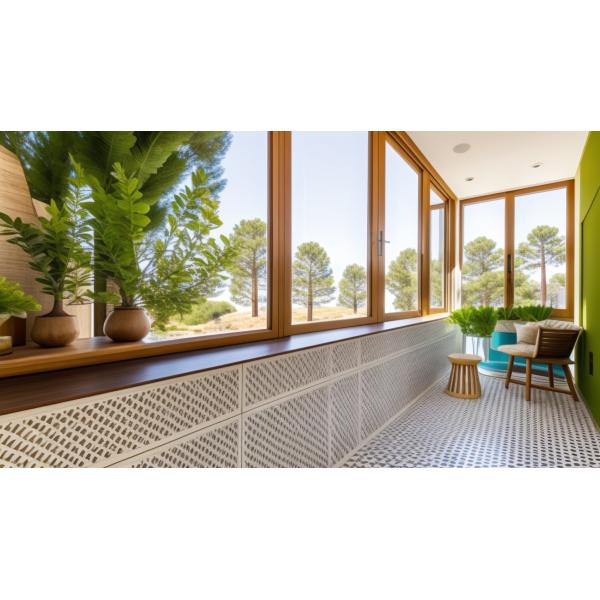 Quality White Residential Aluminium Casement Windows Thermal Brake AAMA for sale