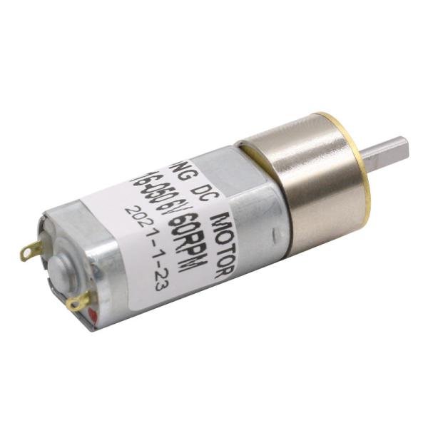 Quality 16mm Metal Electric Brushed Micro DC Gear Motors 12V 340RPM Low Speed for sale