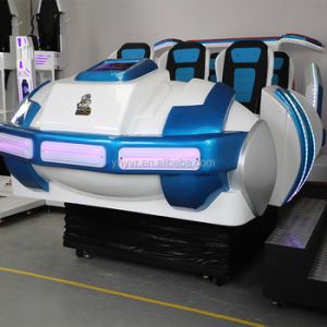 Quality 6 Seats Multiplayer Games VR 4500W Commercial VR Simulator 9D for sale