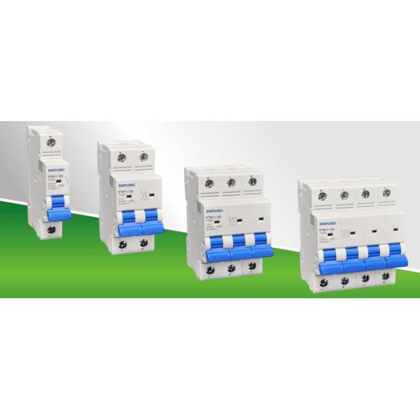 Quality 125A  C curve  Mini Circuit Breaker 3 Pole Mcb 400V High Breaking Capacity 18mm width for sale
