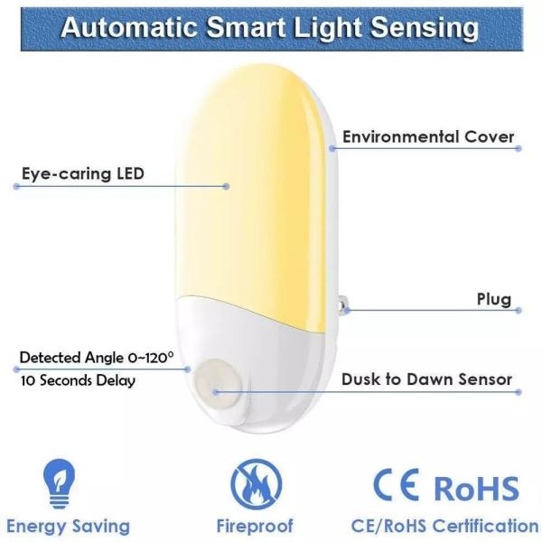 Quality Wireless PIR Automatic 30LM 2500-2700K Plug In Motion Sensor Light for sale