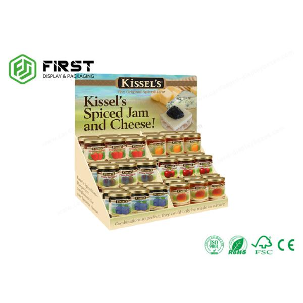 Quality Customized CMYK Printed PDQ Display Recyclable Paper Cardboard Counter Display for sale