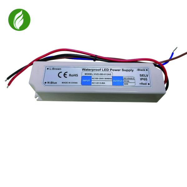 Quality Anticorrosive 60W Strip Light LED Driver 5 AMP IP67 Waterproof Anti Insulation for sale