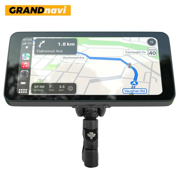 Quality 6.3" Touch Screen Motorcycle Navigation Device with IPX7 Waterproof and for sale