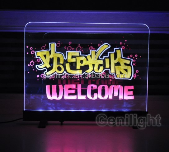 Quality Powerful Hanging Chalk Board with 46 Flash Modes and Tempered Glass CE for sale