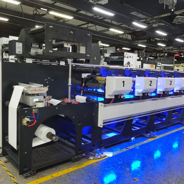 Quality Full Automatic 2 4 6 Color Unit Type Plastic Label Fexographic Flexo Printing for sale