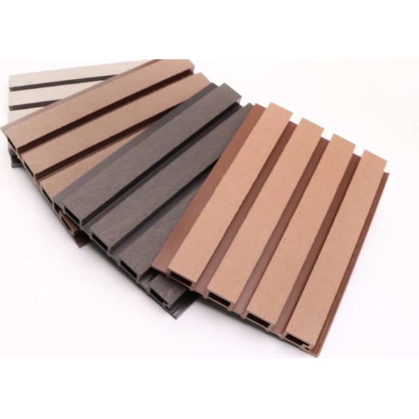 Multiple Colors HDPE 219x26mm WPC Wall Cladding Exterior Decoration ...