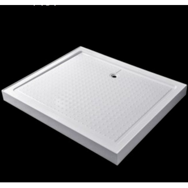 Quality High Quality Corner Drainer Shower Tray Rectangle White Acrylic Shower Base for sale