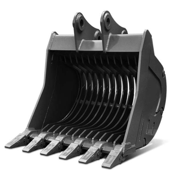 Quality 20ton Yellow/Black Wheel Backhoe Loader Excavator Spare Parts Casting Bucket for for sale